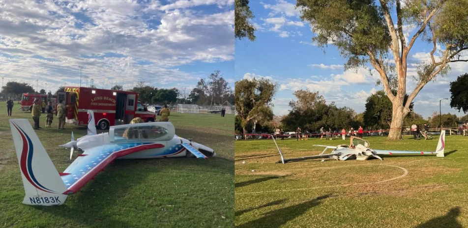 Καλιφόρνια: Αναγκαστική προσγείωση μικρού αεροπλάνου σε πάρκο - Επεσε ...
