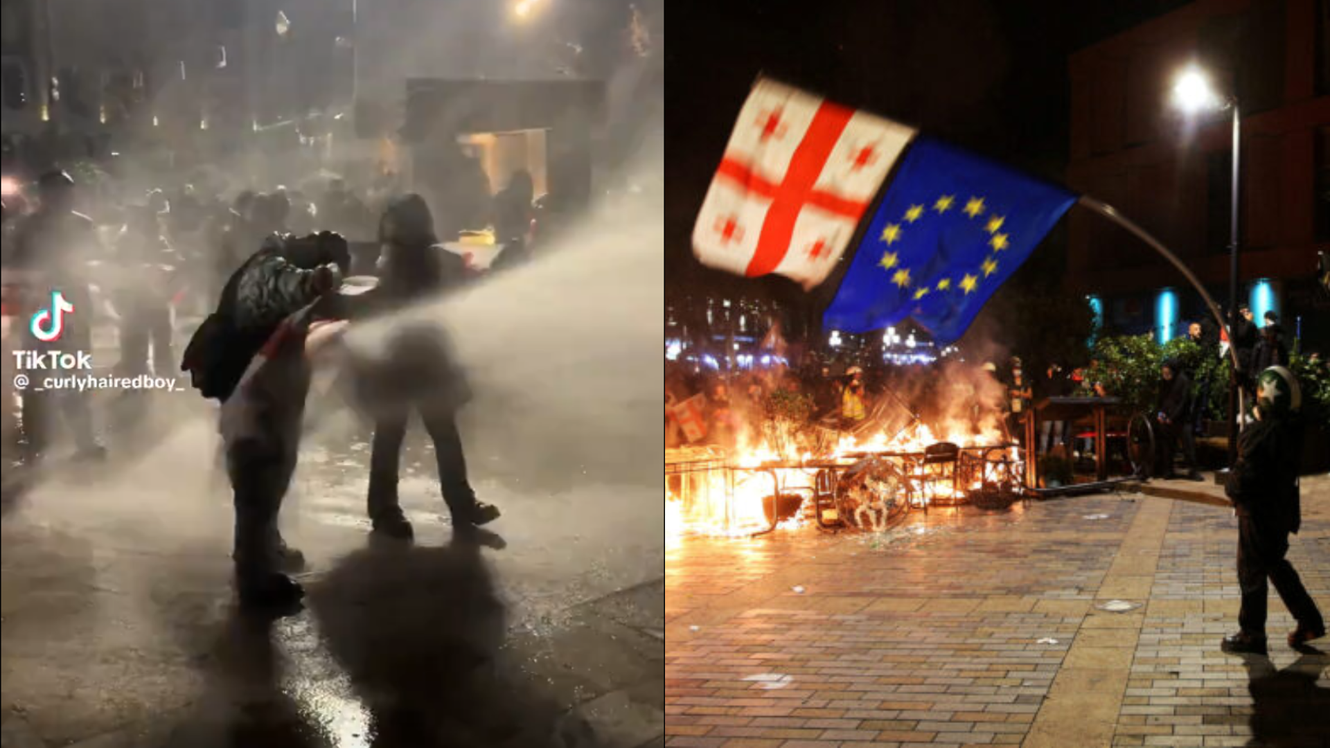 Γεωργία: Ψέκασαν διαδηλωτές με τοξική ουσία από τον Α΄ Παγκόσμιο Πόλεμο ...