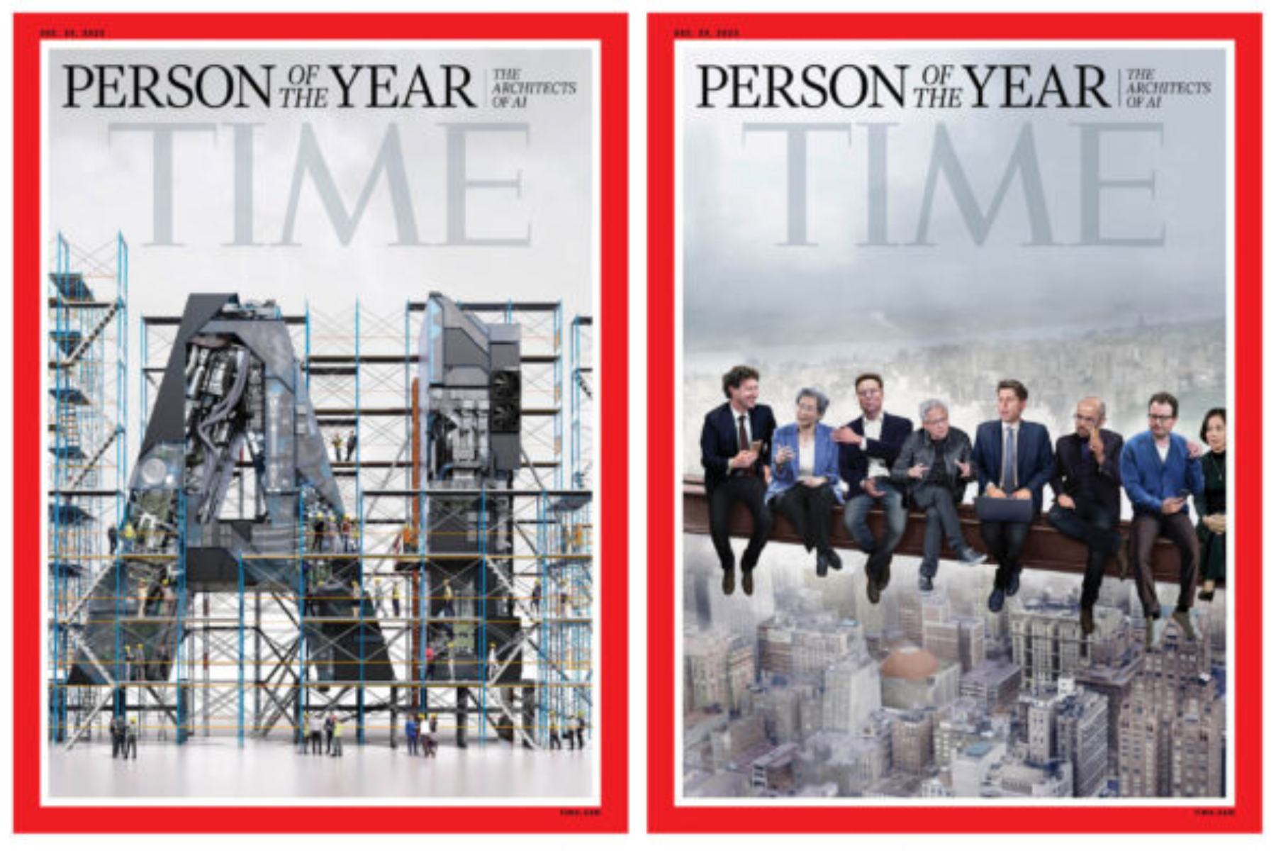 Περιοδικό TIME: Πρόσωπο της χρονιάς 2025 οι «Αρχιτέκτονες της ΑΙ» (εικόνες)
